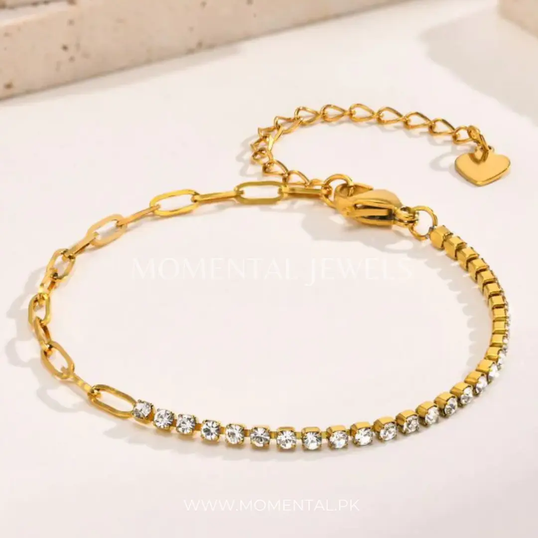 Buy Minimal Rhinestone Bracelet | Momental